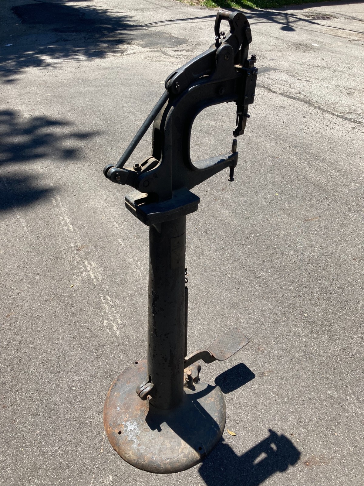 ANTIQUE KICK PRESS- Good working order | eBay