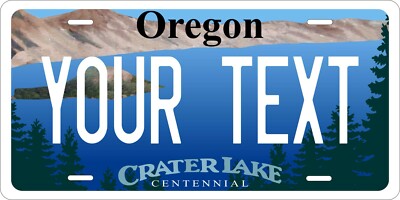 Oregon Crater Lake License Plate Personalized Custom Car Auto Bike ...