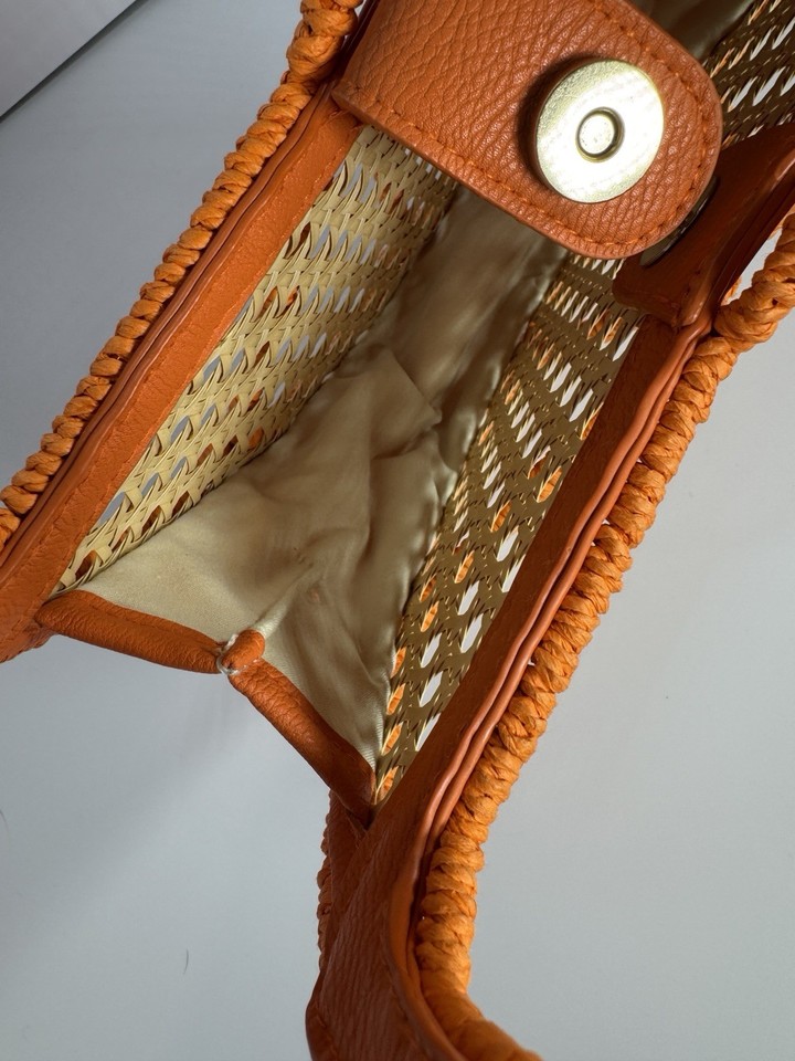 Rare Hard To Find Target A New Day Orange Fruit Slice Rattan Caning ...