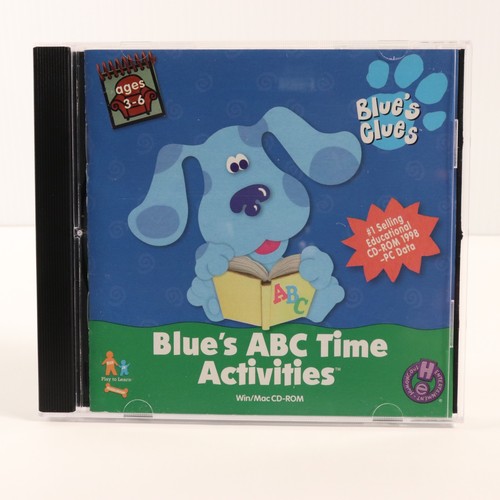 Blue's Clues Blue's ABC Time Activities CD-Rom PC Game 1999 Windows 95 ...