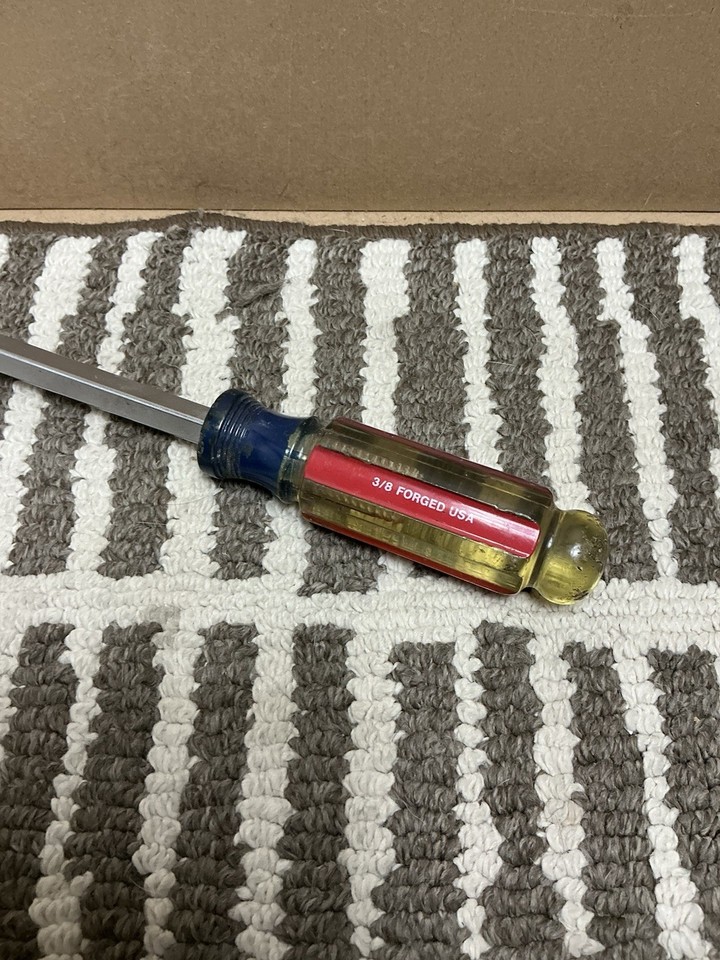 Vintage Craftsman 41588 WF 3/8 Forged USA Flathead Screwdriver 16” | eBay