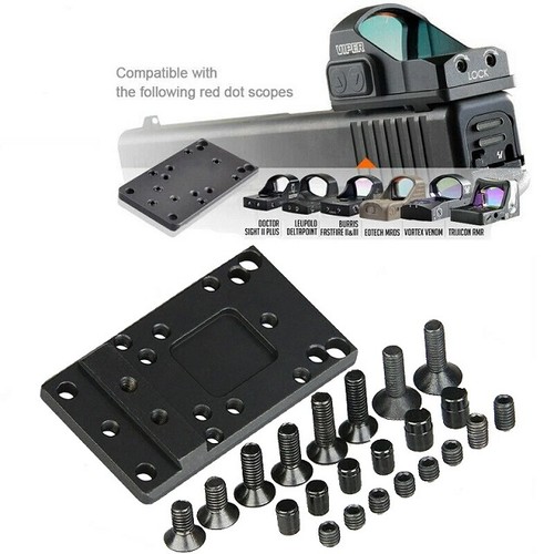 For Glock Universal Sight Mount Plate RMR Vortex Burris Red Dot Sight ...