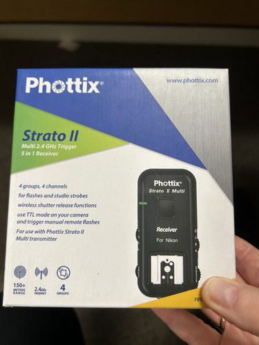 Phottix Strato II Flashgun Multi Receiver/Transmitter for Nikon | eBay UK
