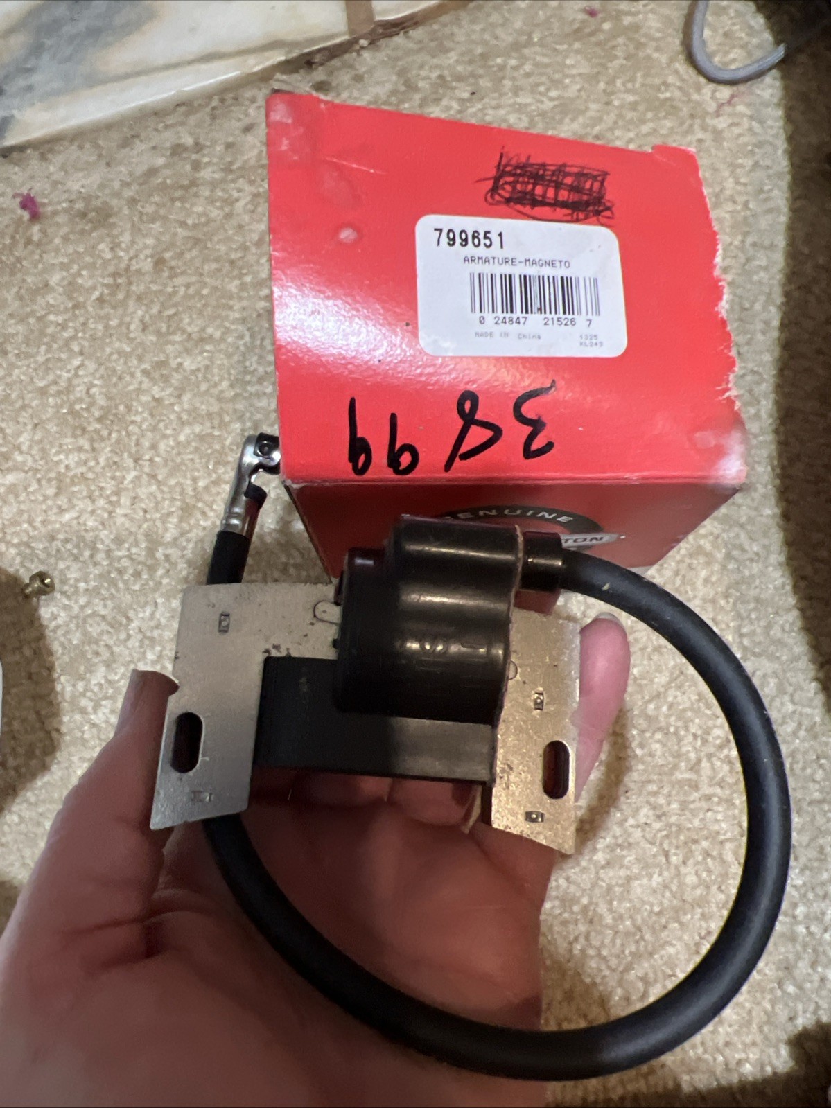 Briggs & Stratton 592846 Magneto Armature for 691060, 799651 Engines ...