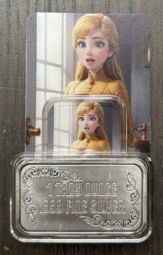 SEXY! ANNA 1 Oz .999 Silver Colorized Art Bar W/ COA Only 100 Minted | eBay