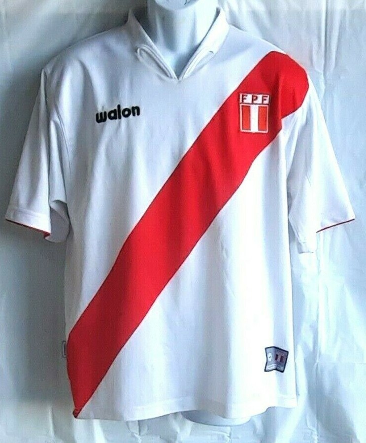 Peru National Team Authentic WALON jersey Size LARGE 2004/2005/2006 | eBay