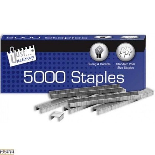 5000 Staples Staplers 26/6mm Office Supplies Student Business Heavy ...
