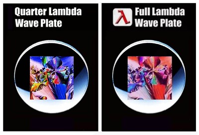 35MM Microscope – Quarter Lambda Wave Plate and Full Lambda Wave Plate ...