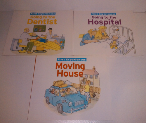 3 x First Experiences Lot Books Going to the Dentist Hospital Moving ...