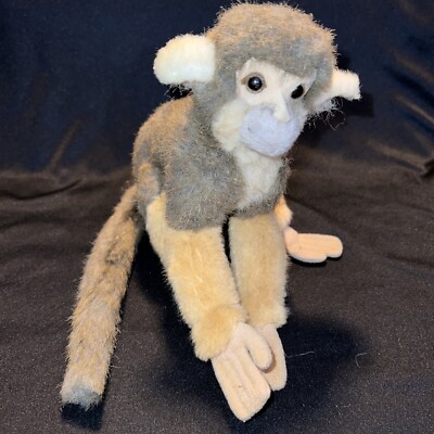 2004 HANSA Plush Toy SQUIRREL MONKEY Realistic Stuffed Animal 6" Tall ...