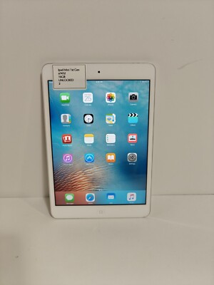 Apple iPad mini A1432 16 GB, Wi-Fi Only, 7.9 in - White/Silver | eBay
