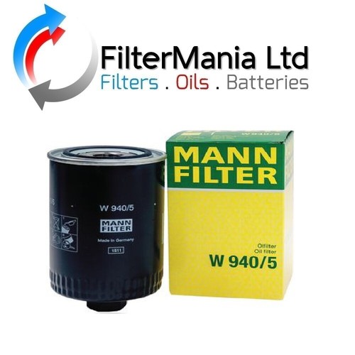 MANN OIL FILTER W940/5 (BT292, 51768, LF4056, 150157510, P559418 ...