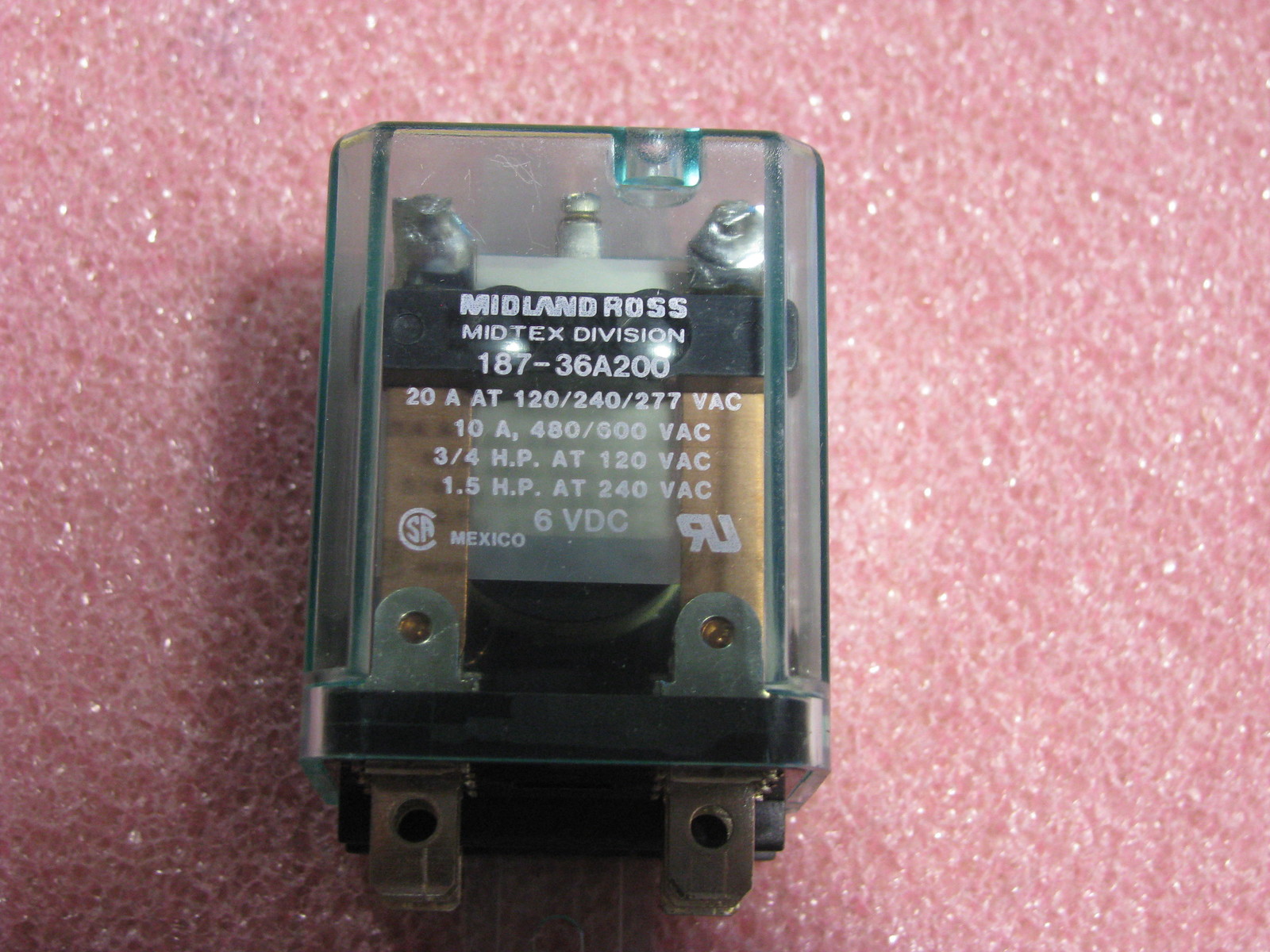 MIDLAND ROSS / MIDTEX RELAY # 187-36A200 NSN 5945-01-242-7010 for sale ...
