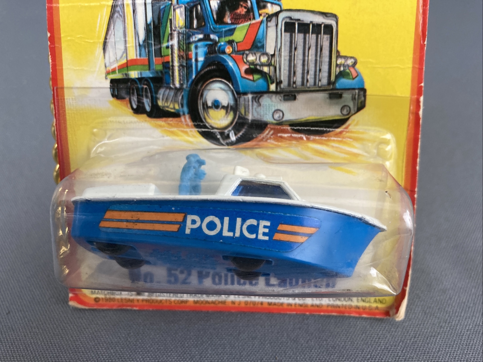 Vintage Matchbox Superfast No. 52 Police Launch Patrol Boat 1/64 ...