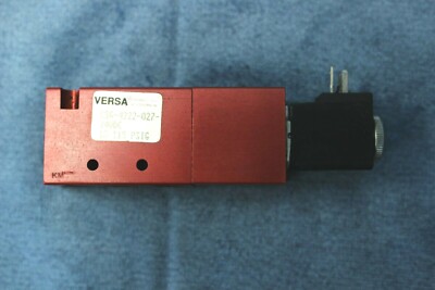 VERSA SOLENOID VALVE 24 VDC CSG-4222-027-24V 15-115 PSIG ( 6 Month ...
