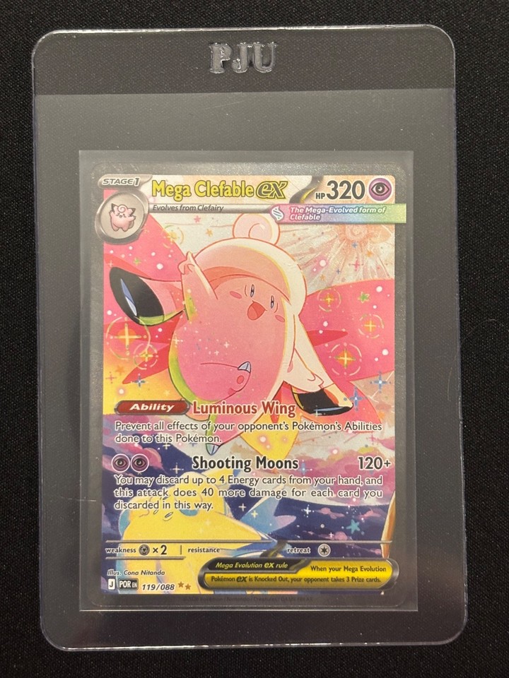 Mega Clefable ex 119/88 Special Illustration Rare SIR Pokemon Perfect ...