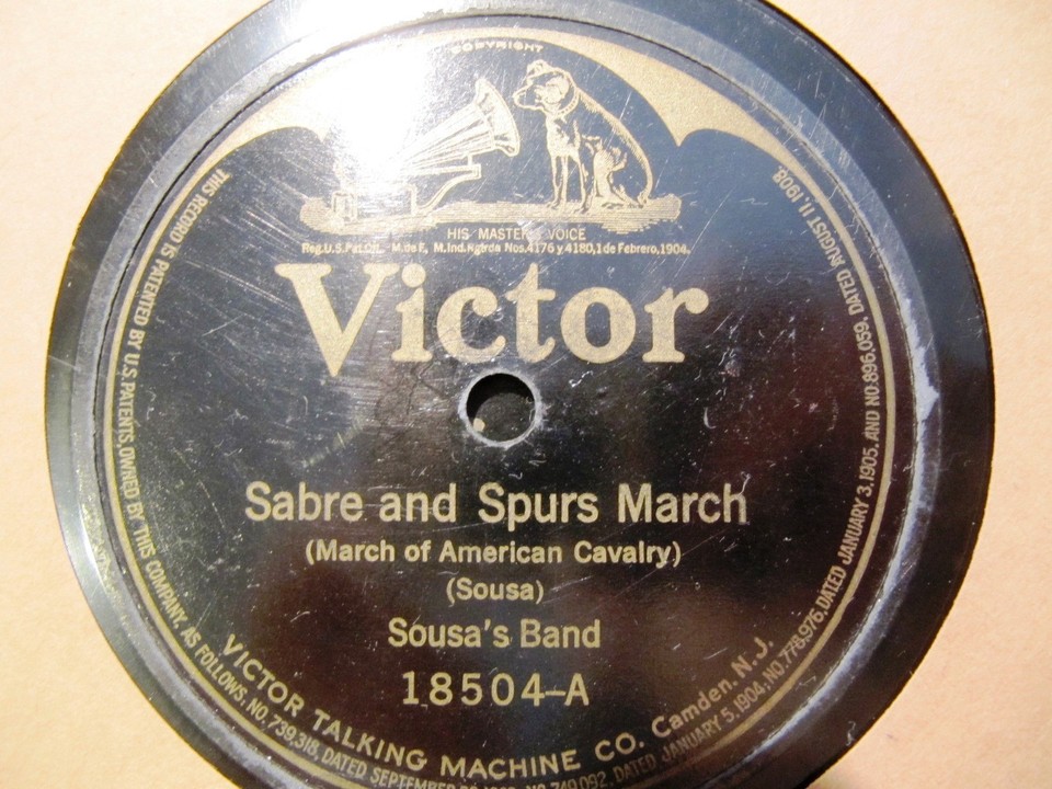 1918 John Philip SOUSA CONDUCTS SOLID MEN TO THE FRONT/ Sabre & Spurs ...