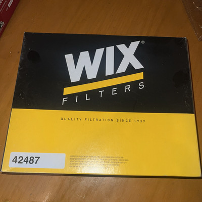 (K46) WIX Air Filter P/N:42487, Quality Filtration Filters, NIB, Free ...