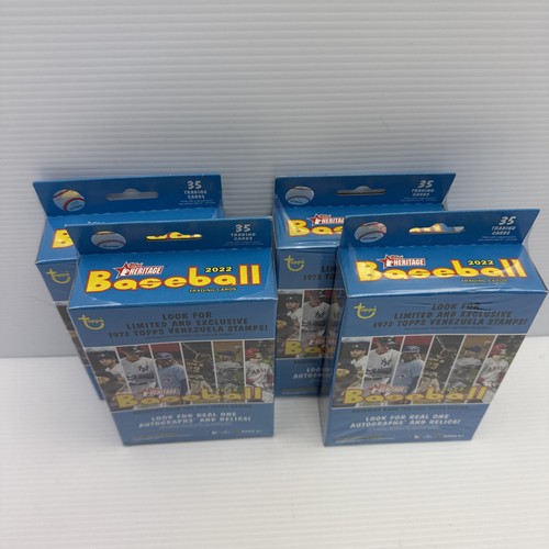 2022 Topps Heritage Baseball Hanger Box - NEW SEALED - Lot Of 4 | eBay