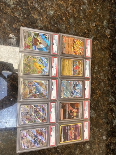 PSA Pokémon Card Lot Of 10 Grade Cards - English - PSA 9 Grade | eBay