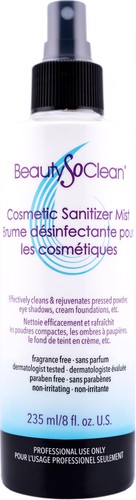 Cosmetic Sanitizer Mist - (8.0 oz.) Makeup Sanitizing Spray for Powder ...