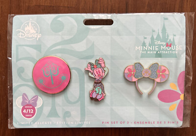 Disney Minnie Mouse Main Attraction April Is A Small World Pin Set | eBay