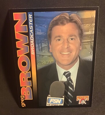 Pittsburgh Pirates GREG BROWN #3 limited Regional Only team issued ...