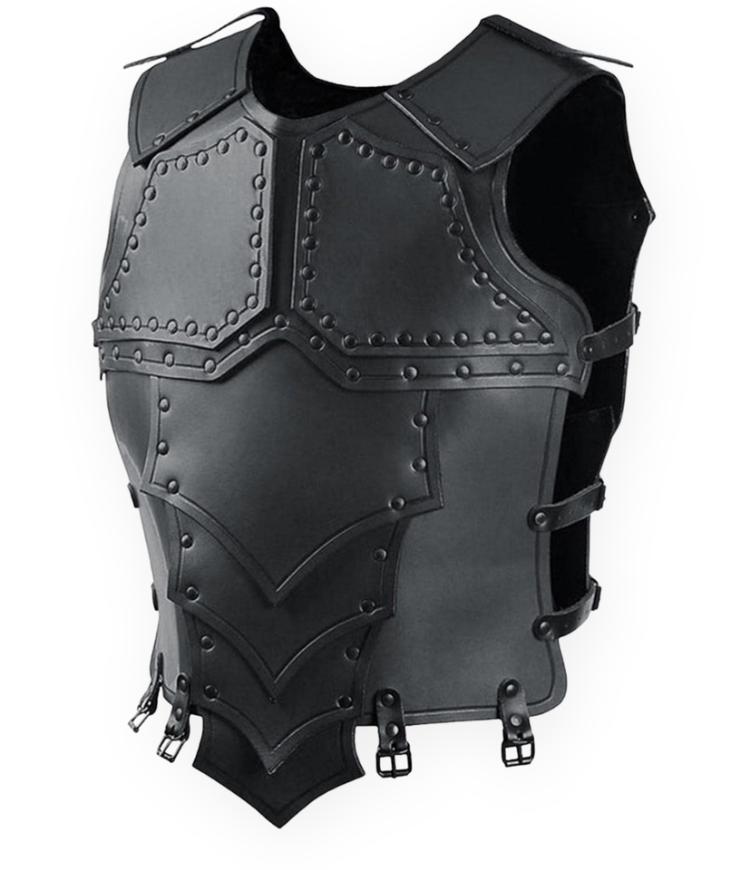 Roman Leather Lorica Segmentata Armor – Black or Brown – 3mm Thick ...