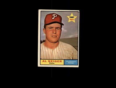 1961 Topps 202 Al Neiger RC EX #D735439 | eBay