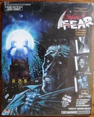 THE YEAR IN FEAR 16 MONTH 1991-1992 CALENDAR PORTFOLIO SEALED - HORROR ...