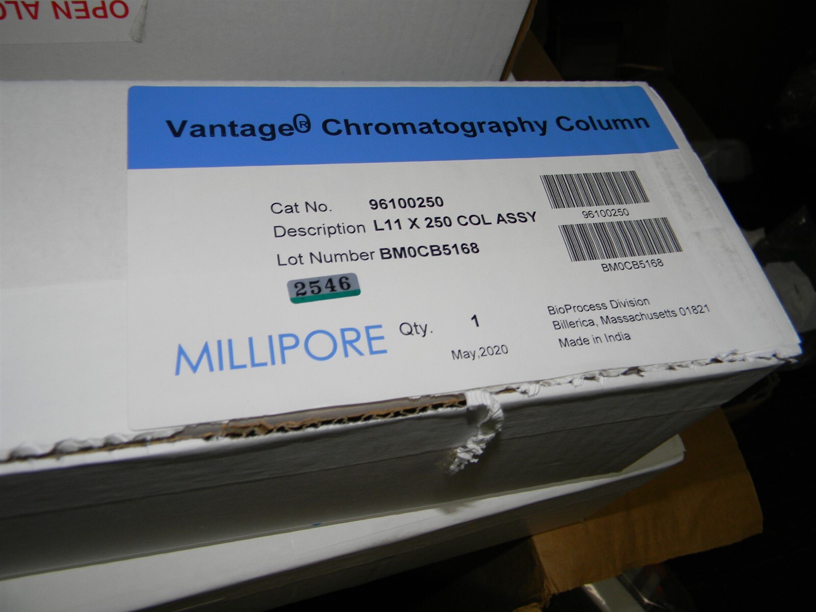 Vantage 11x250mm L Laboratory Column VL (96100250) for sale online | eBay