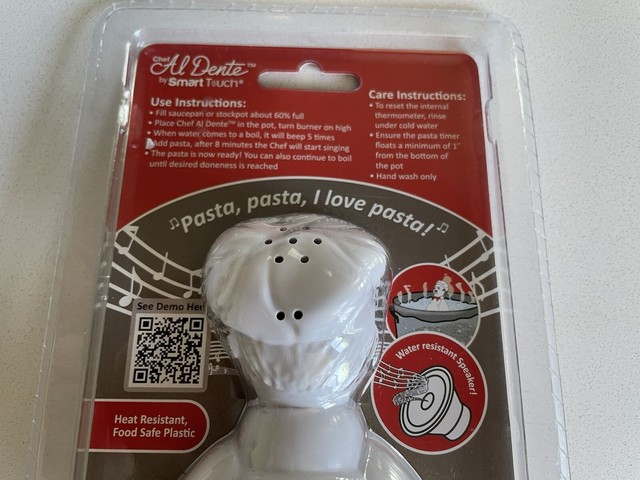 Chef Al Dente Singing Pasta Timer by Smart Touch Model Pasta01 for sale ...