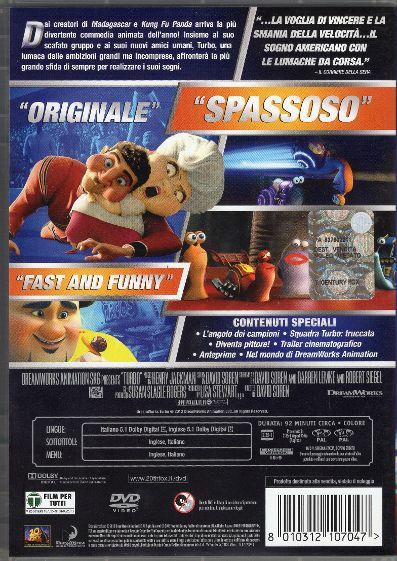 Turbo (2013) Dvd | eBay