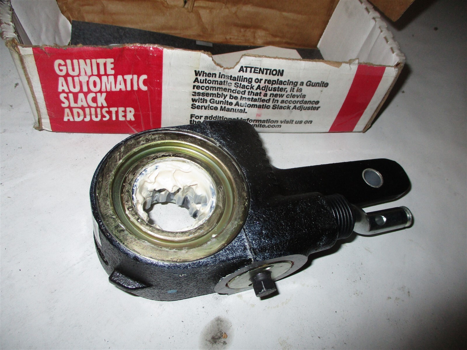 AS1168 GUNITE 2000 ACCURIDE AUTO BRAKE SLACK ADJUSTER 5.5" ARM 1.5"-10T ...