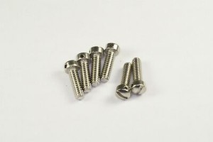Lot of 6 MS35275-230 Wire-Lockable Slotted Fillister Machine Screw 6-32 ...