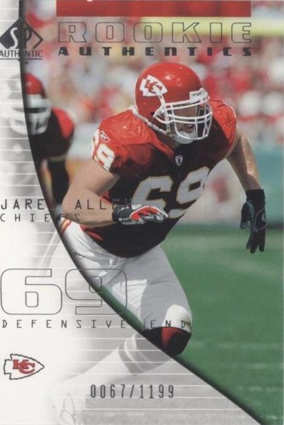 2004 SP Authentic - Rookie Authentics #101 Jared Allen /1199 (RC) for ...