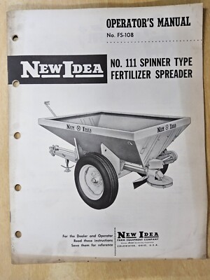 Manuals & Books - Fertilizer Spreader
