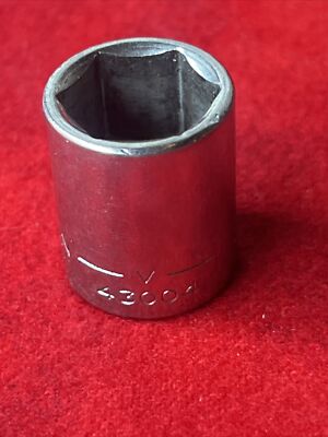 CRAFTSMAN SHALLOW SOCKET -V-43004, 9/16", 3/8" DRIVE, 6 POINT - USA ...
