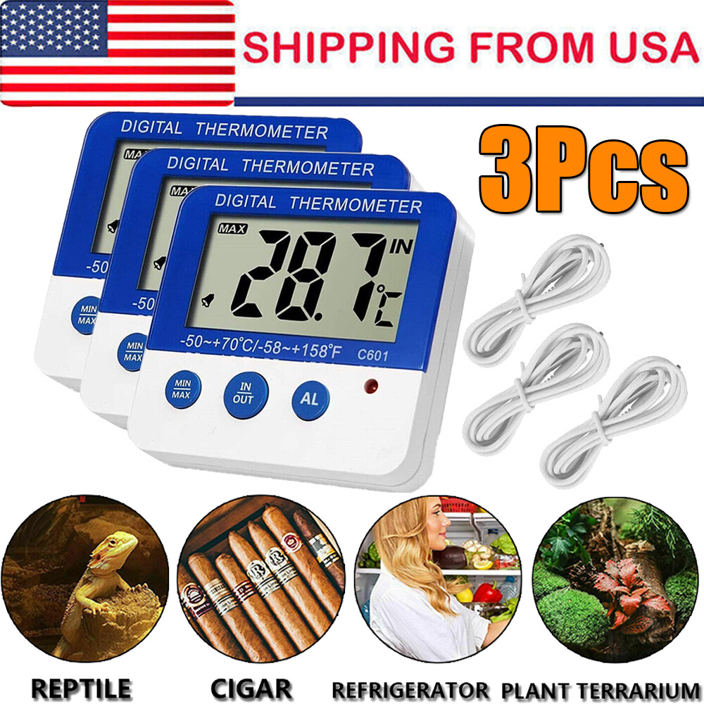 3Pcs Electronic Digital Thermometers ℃/℉ Home Thermometer kitchen ...