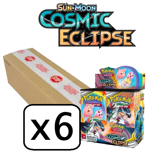 Sun & Moon Cosmic Eclipse Booster Box Case (6 Boxes) - Pokemon TCG | eBay