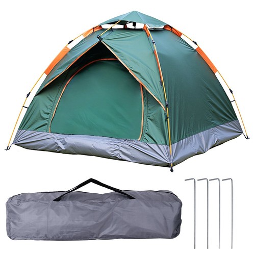 3-4 Man Automatic Instant Double Layer Pop Up Camping Tent Waterproof ...