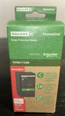 Square D HOM2175SB 2-Pole 120/240 V 25kA Surge Protector Device New | eBay