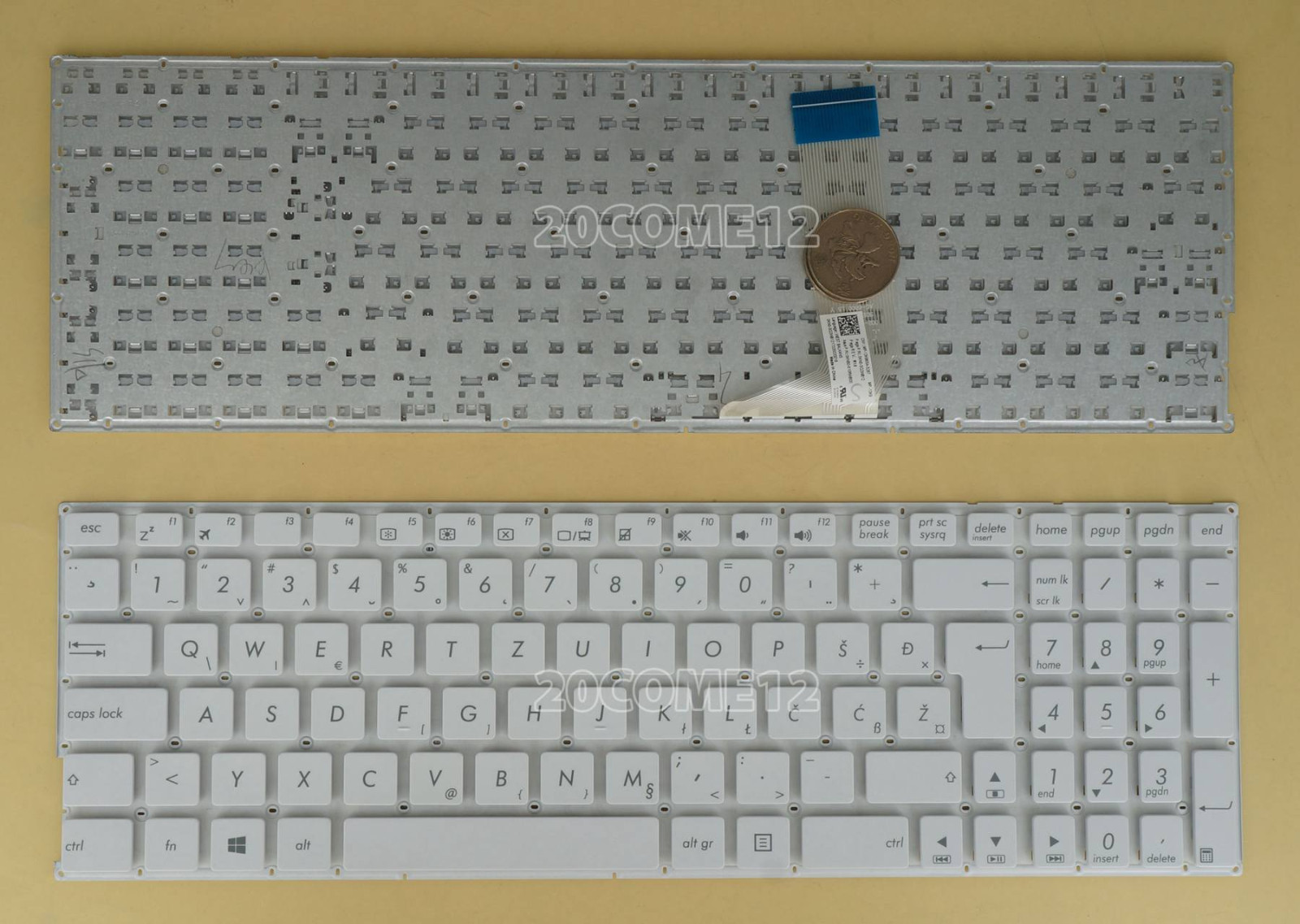 New For Asus X756U X756UA X756UB X756UJ X756UQ Keyboard Croatian ...