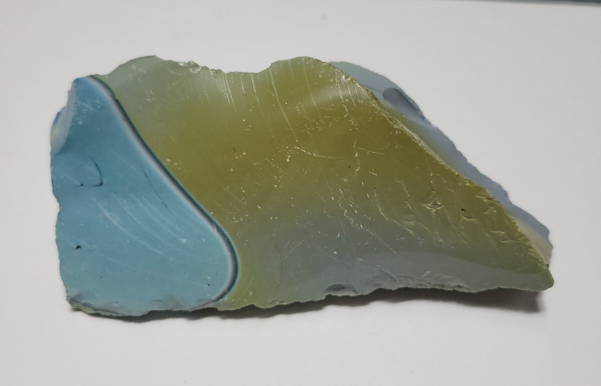 Green Translucent Rocks From Outer Space