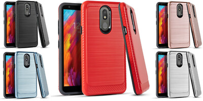 Tempered Glass + Lining Protector Cover Case For LG Aristo 4+ Plus X320 ...