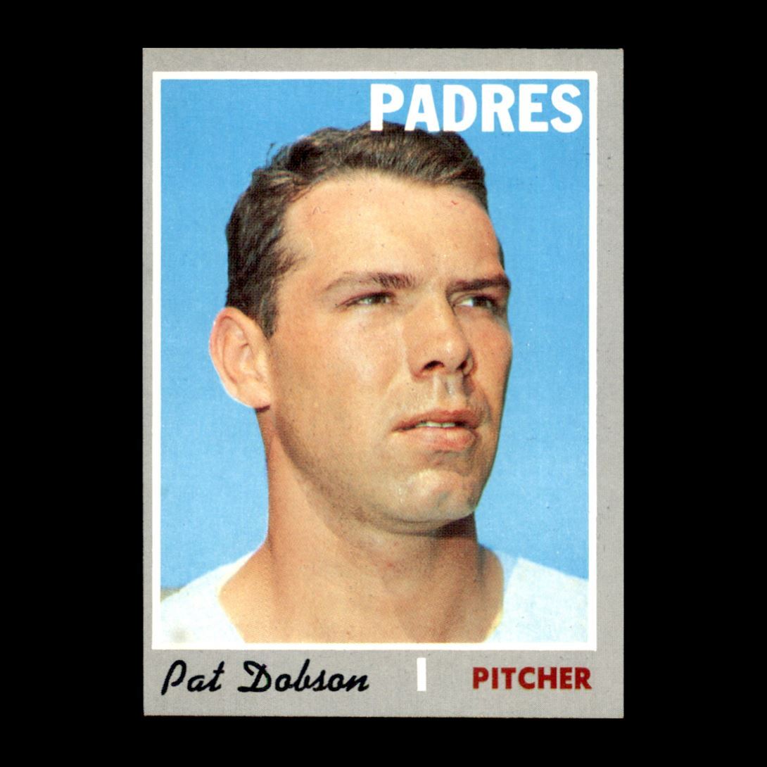 Pat Dobson 1970 Topps San Diego Padres #421 Set Break GREAT! | eBay