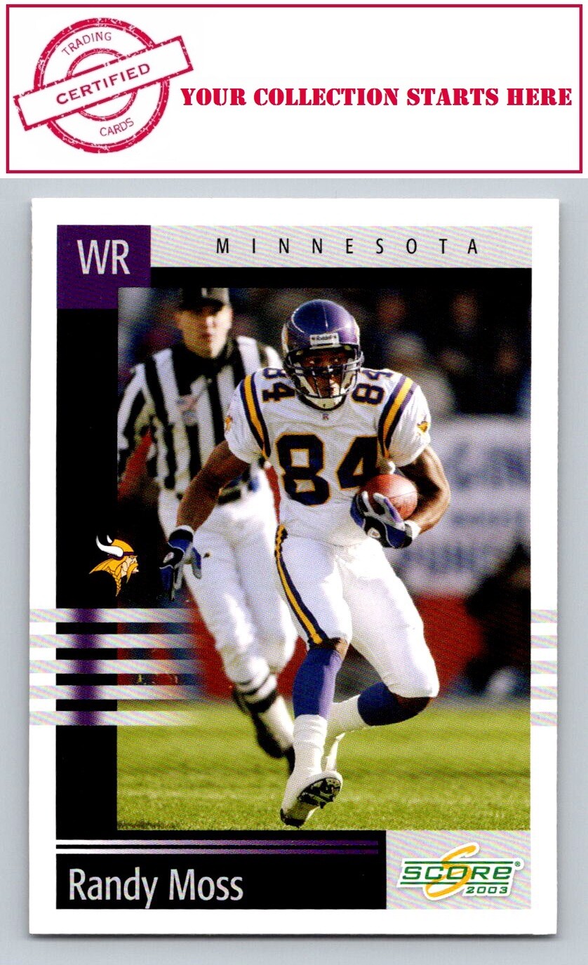 2003 Score - Scorecard #204 Randy Moss /500 for sale online | eBay