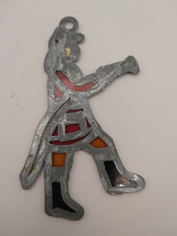 Vintage 4" Acrylic"Stained Glass" Firefighter Fireman Hose Sun catcher ...