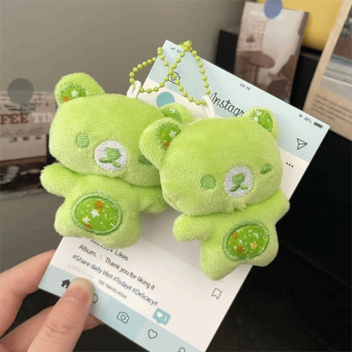 Cartoon Rilakkuma Keychain Stuffed Plush Keychains Keychain Decor ...