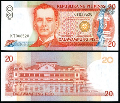 Philippines 20 Peso Banknote UNC | eBay Australia